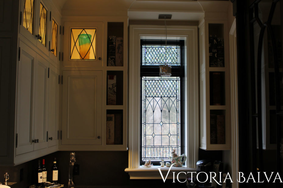Classic Leaded Glass Windows For A Dining Room Mississauga Rd ...